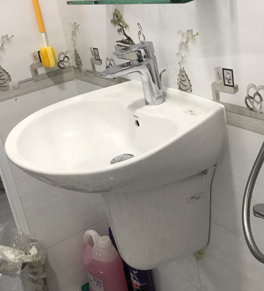 Chậu rửa Lavabo TOTO chân lửng LHT300CR