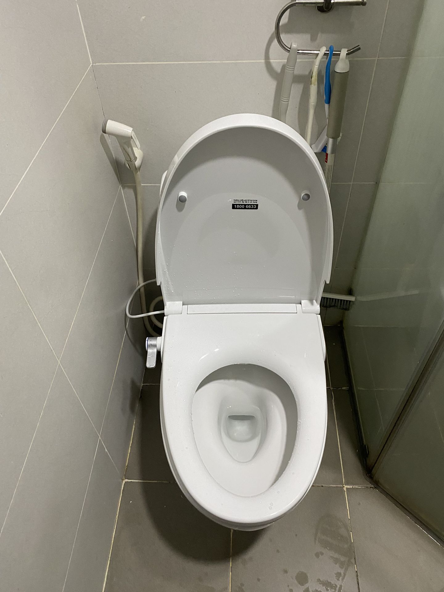 Bồn cầu nắp rửa cơ INAX AC-989+CW-S32VN chính hãng