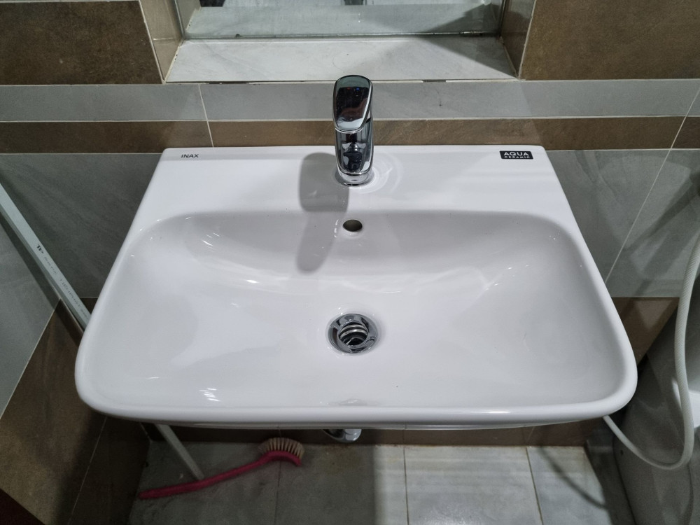 Chậu rửa lavabo treo tường INAX AL-289V (AL289V) (AL-289VFC) men Aqua ...